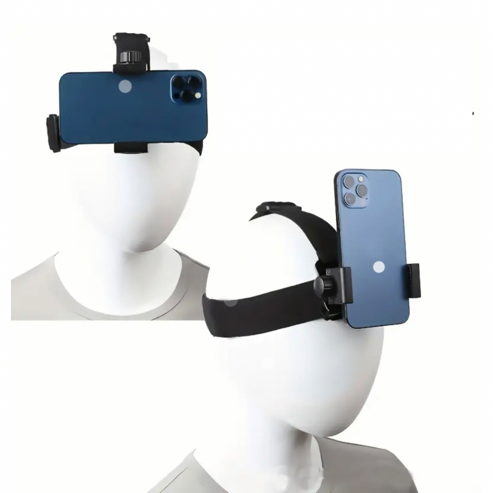 Head-Mounted Mobile Phone Holder, First-Person View Video Live Shootin ...