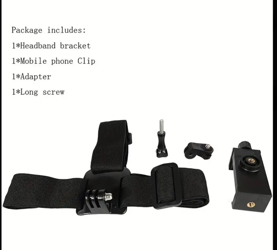 Head-Mounted Mobile Phone Holder, First-Person View Video Live Shootin ...